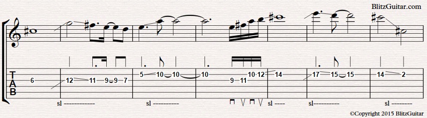 Slide Technique Guitar Example – FINGERSTYLE GUITAR LESSONS