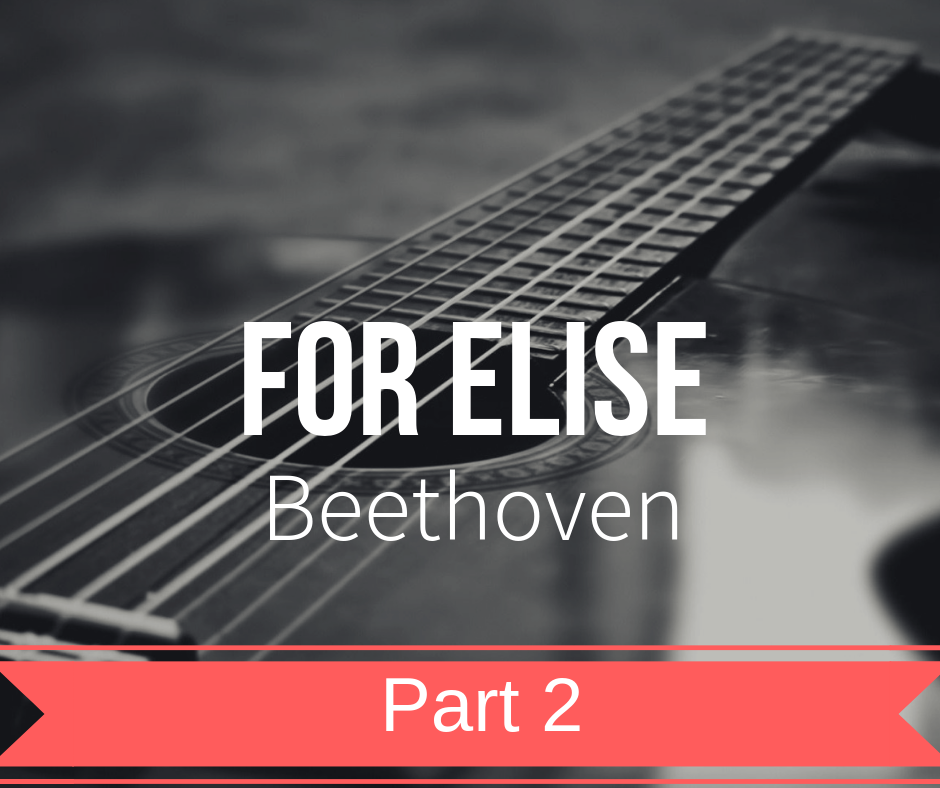 For Elise by Ludwig van Beethoven Part 2 | Melody and Chords ...
